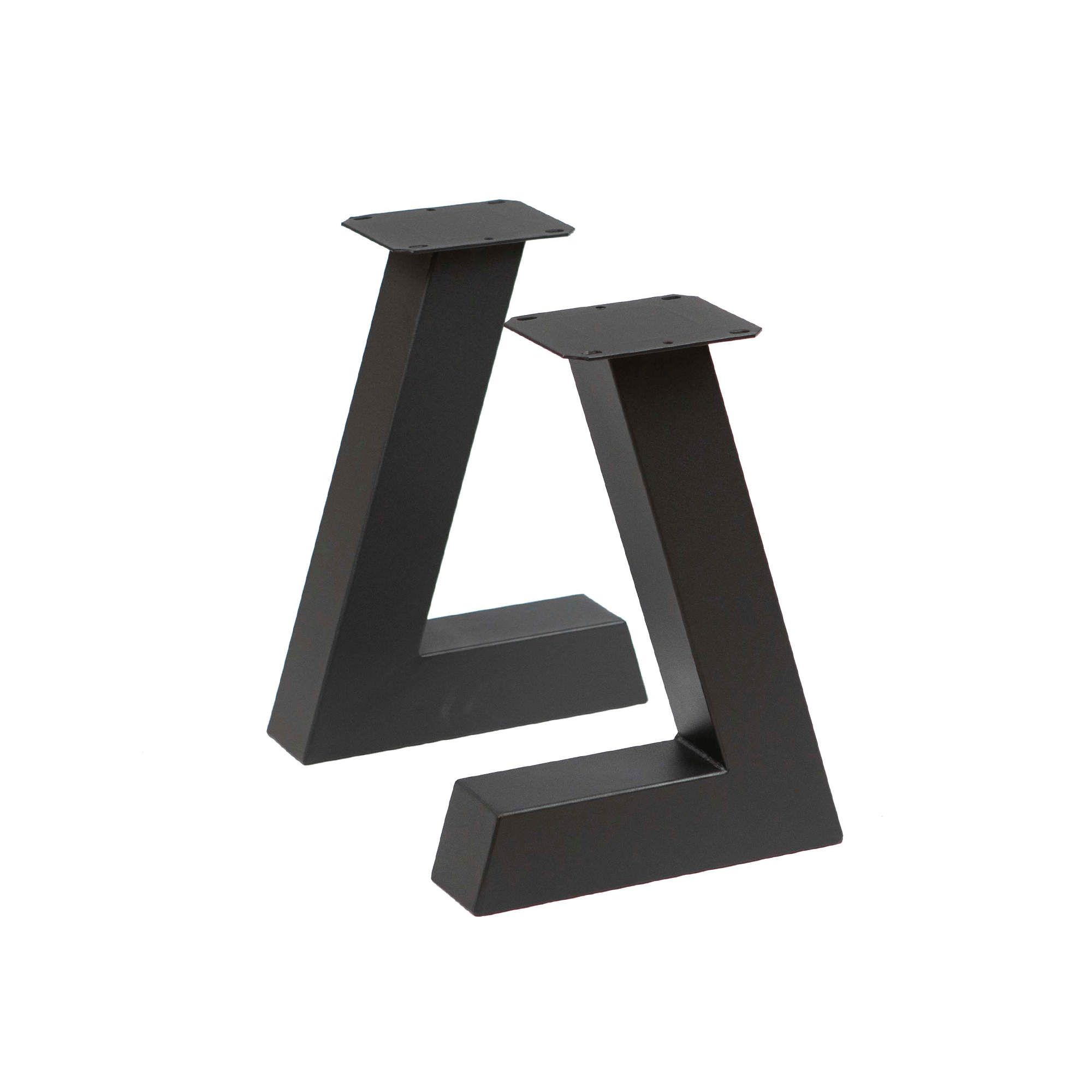 L-Shaped Steel Bench Legs, Industrial Style Steel, SS1800