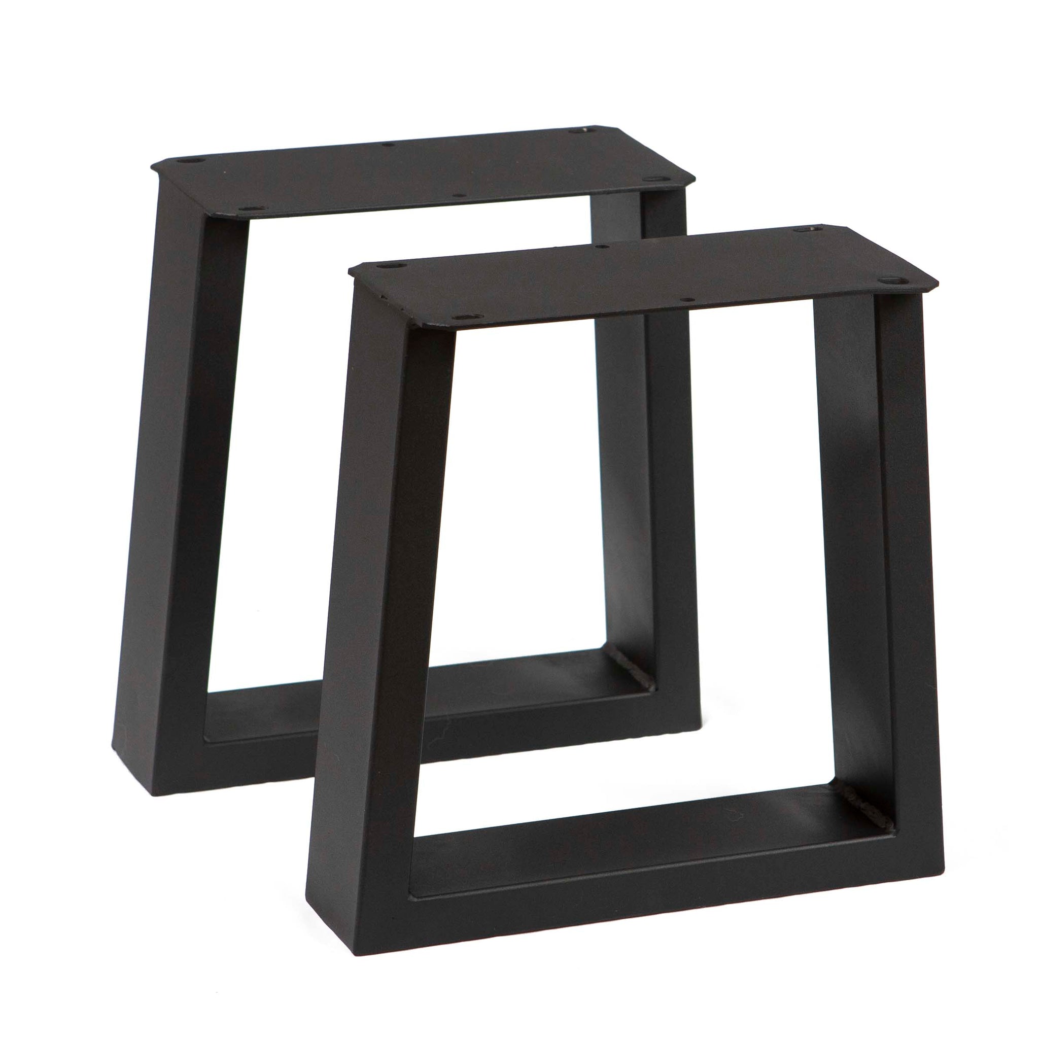 Trapezoid Steel Bench Legs, Industrial Metal Frame, SS251