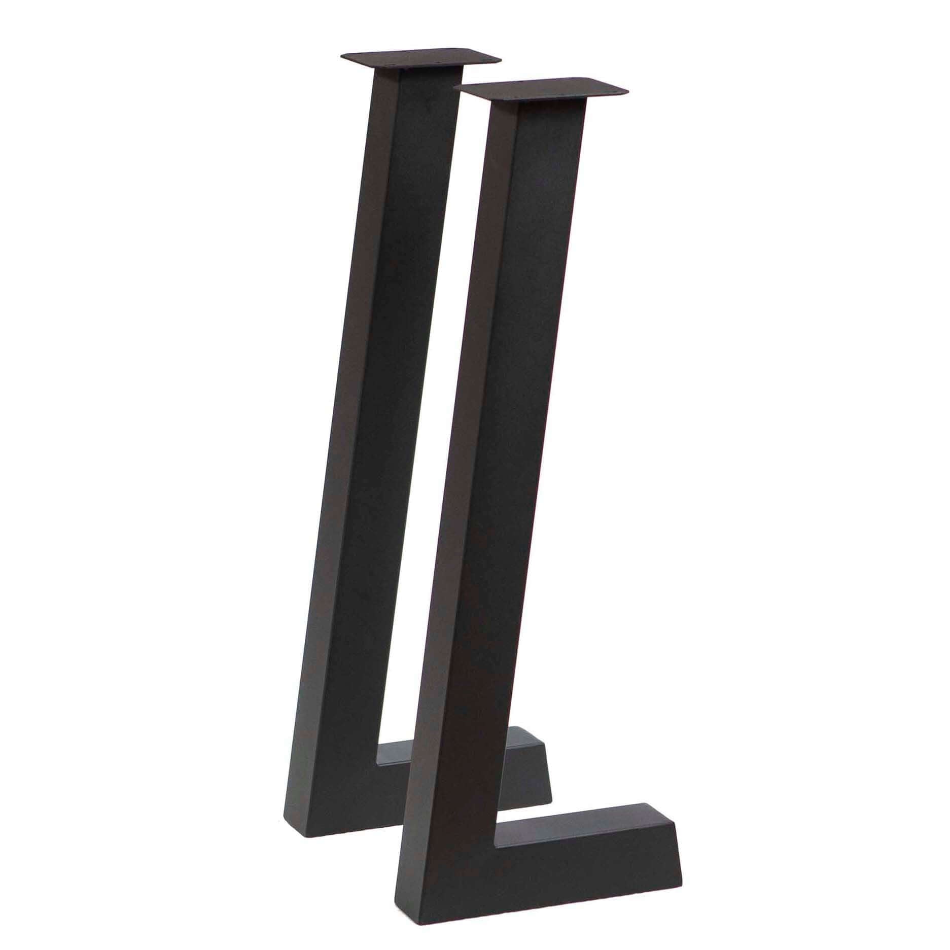 L-Shaped Counter Table Legs, 86cm Height, SS1870
