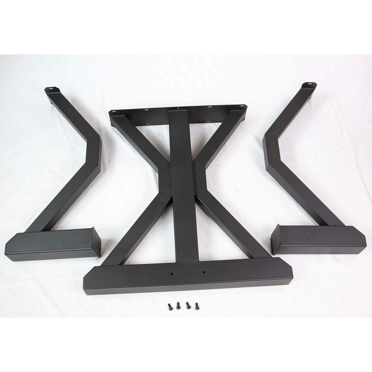 SS511 Round Dining Table Legs, 1 Set, Metal Trestle 71cm tall - Taylor ...