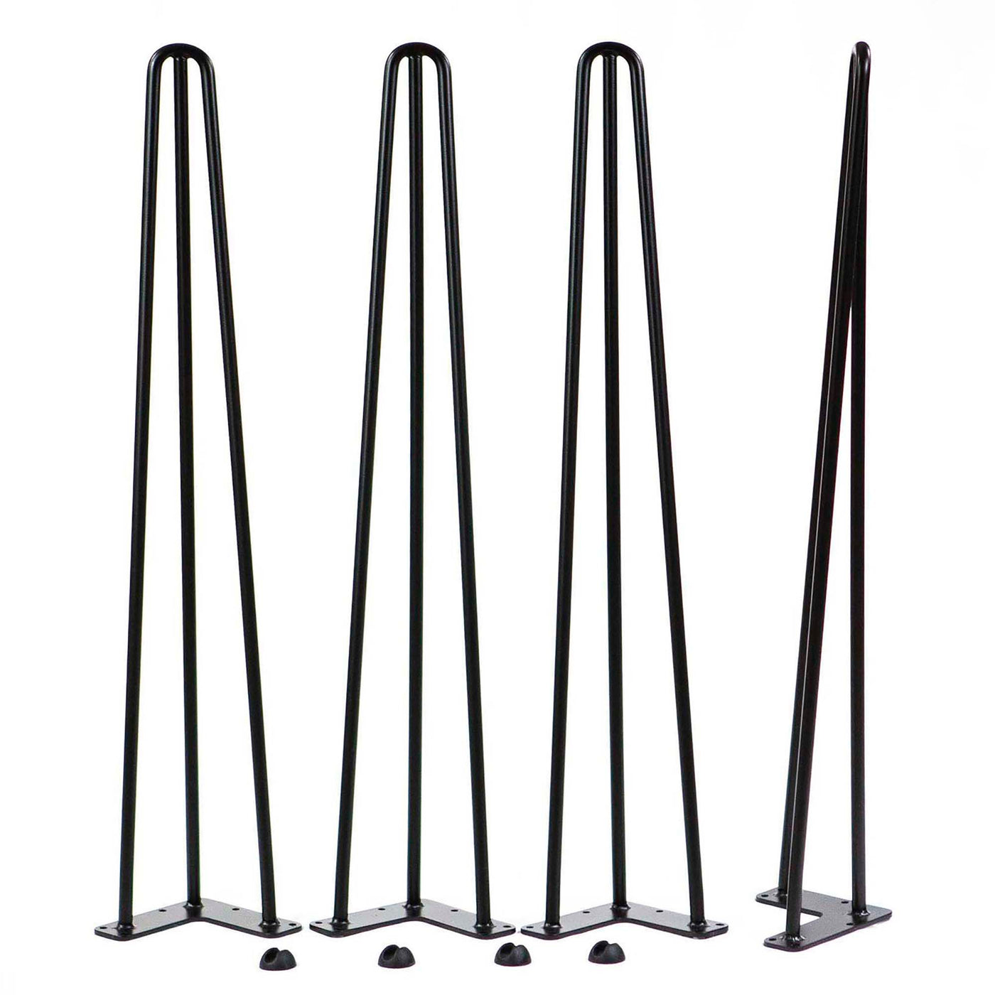 Reinforced 3-rod Hairpin Leg, 71cm, Industrial Steel, W5032A