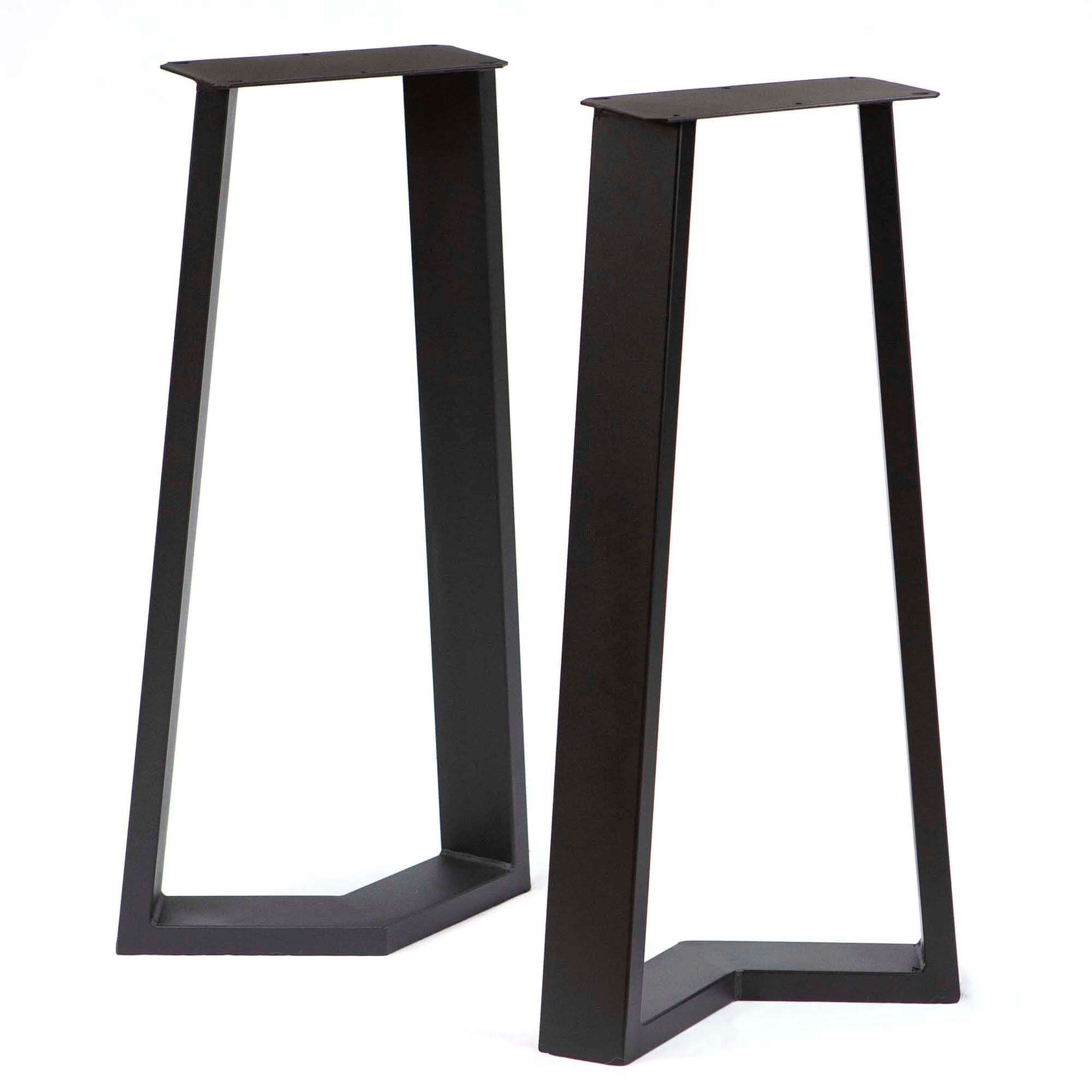 Cress-Shaped Table Legs, Console or Sofa, 1 Pair, SS430