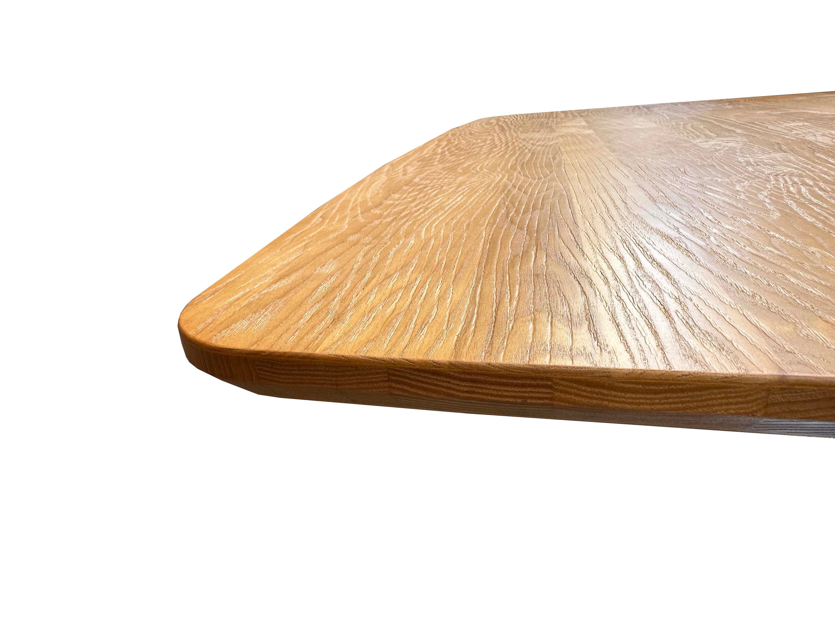 Solid Wood Table Top, Ash Wood Surface for Dining or Work