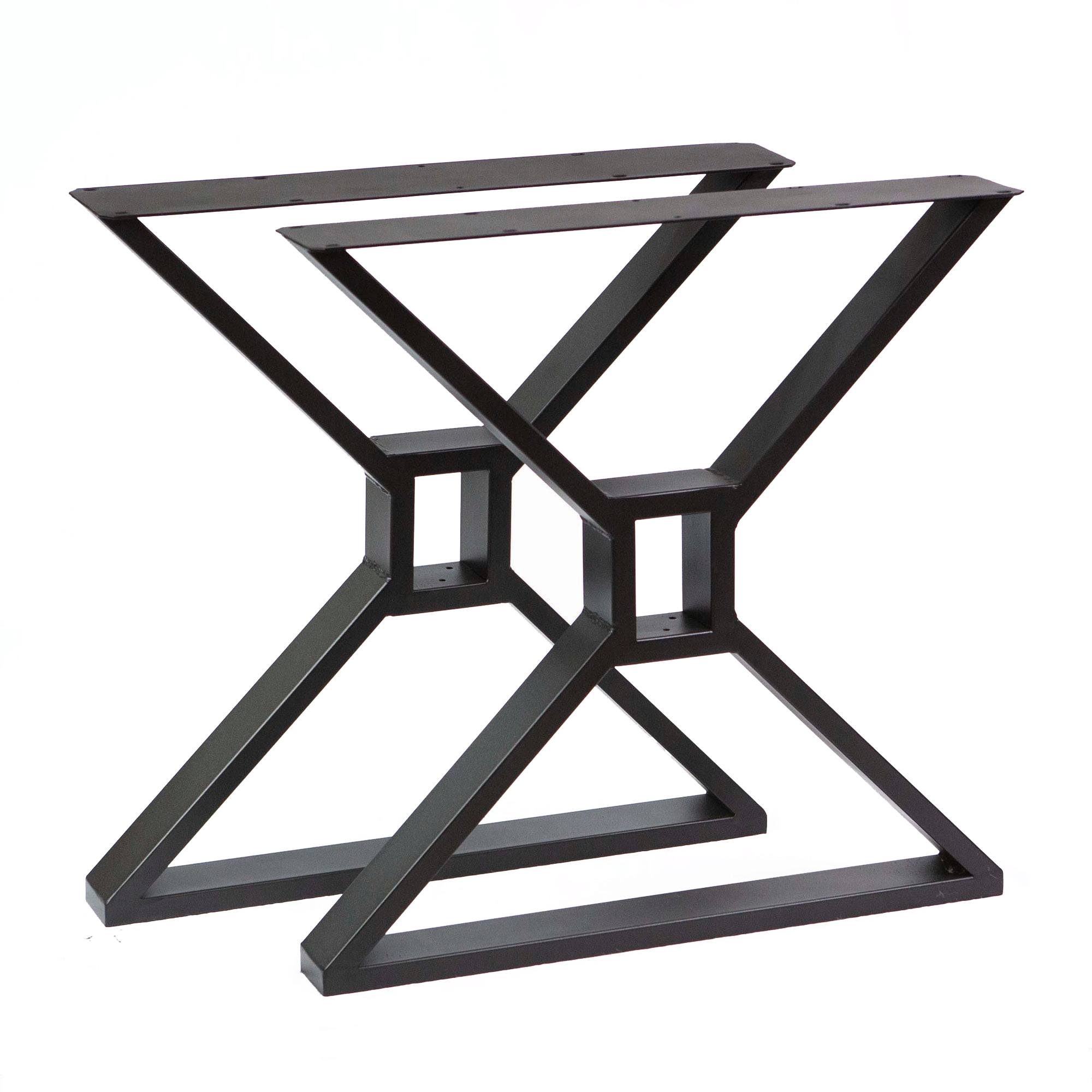 Rustic Farmhouse X-Shaped Dining Table Legs, SS710