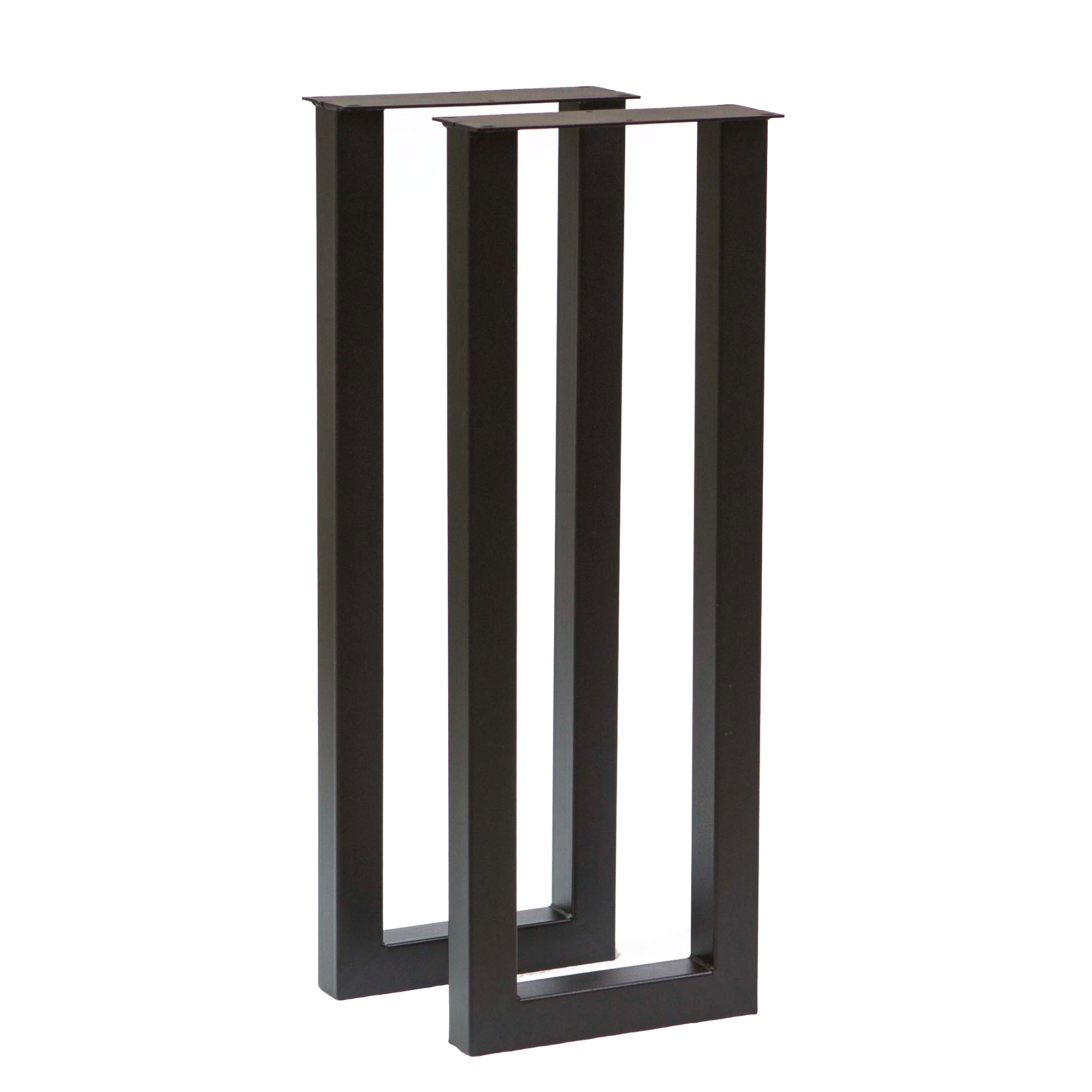 U-Shaped Steel Table Legs for Coffee & Dining Tables, Industrial Metal ...