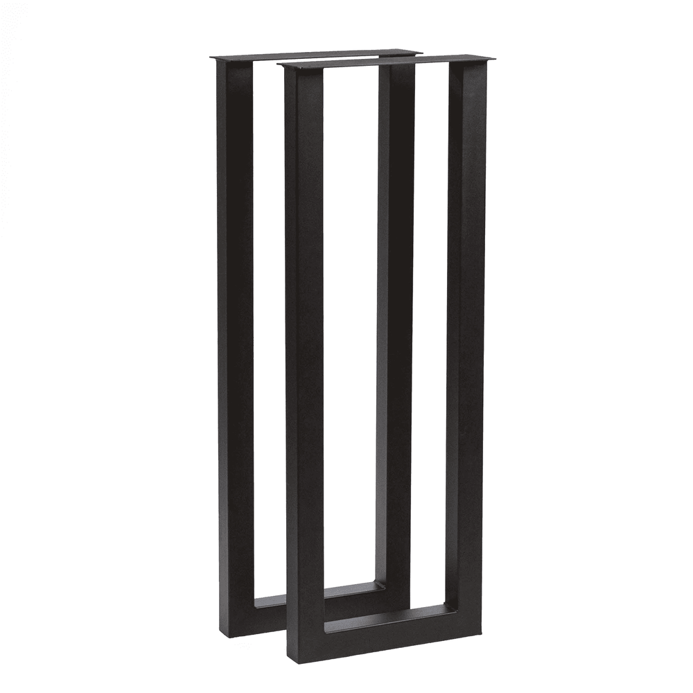 Taylor's Black U Table Legs, Bar Height, W5036N PLUS