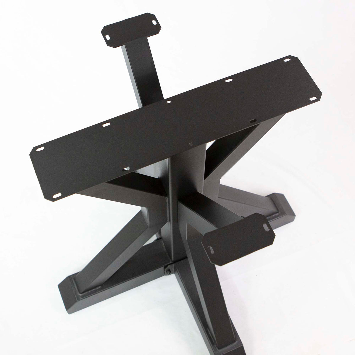 SS511 Round Dining Table Legs, 1 Set, Metal Trestle 71cm tall - Taylor ...