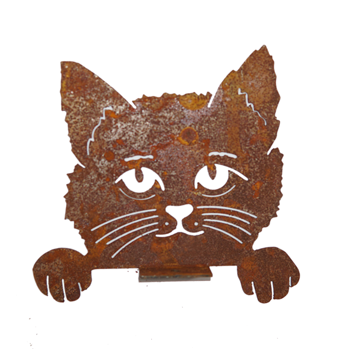 Rusted Silhouette With Screw Plate - Garden - Taylor's Collection